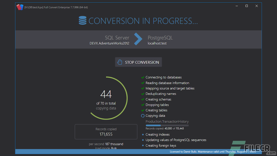 Full Convert Ultimate 25.10.1692 Free Download - FileCR