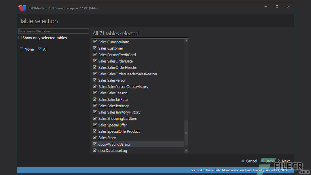 Full Convert Ultimate 21.4.1642.0 Free Download - FileCR