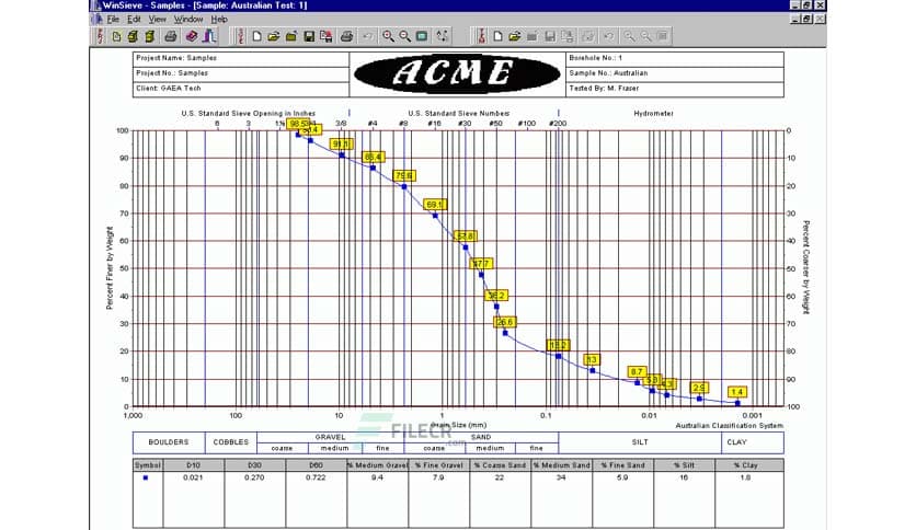 GAEA Winsieve 1.20 Full Version Free Download - FileCR