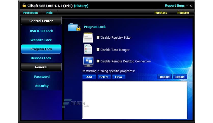 GiliSoft USB Lock 10.8.0 Free Download - FileCR