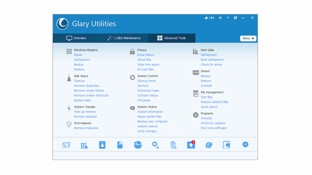 Glary Utilities Pro Download (Latest 2025) - FileCR