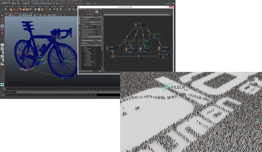 Golaem Crowd 7.3.12 for Maya Free Download - FileCR