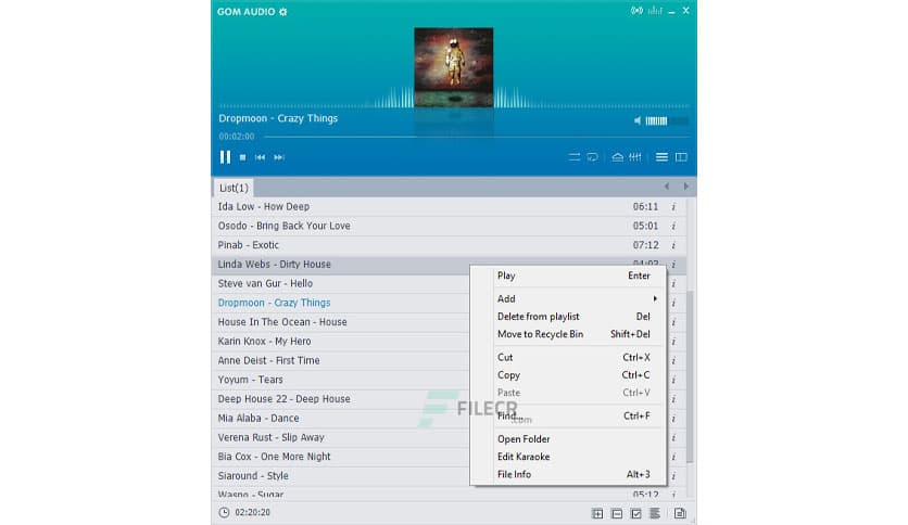 GOM Audio Player 2.2.28 Free Download - FileCR