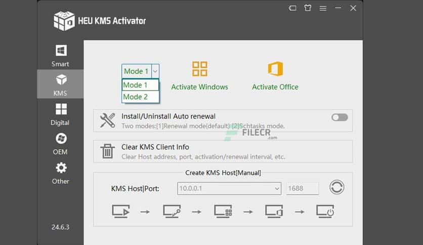 HEU KMS Activator 42.3.2 Free Download - FileCR