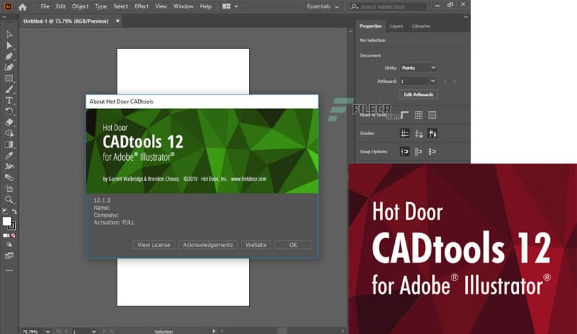 Hot Door CADtools 2026 v30.2.0 for Adobe Illustrator - FileCR