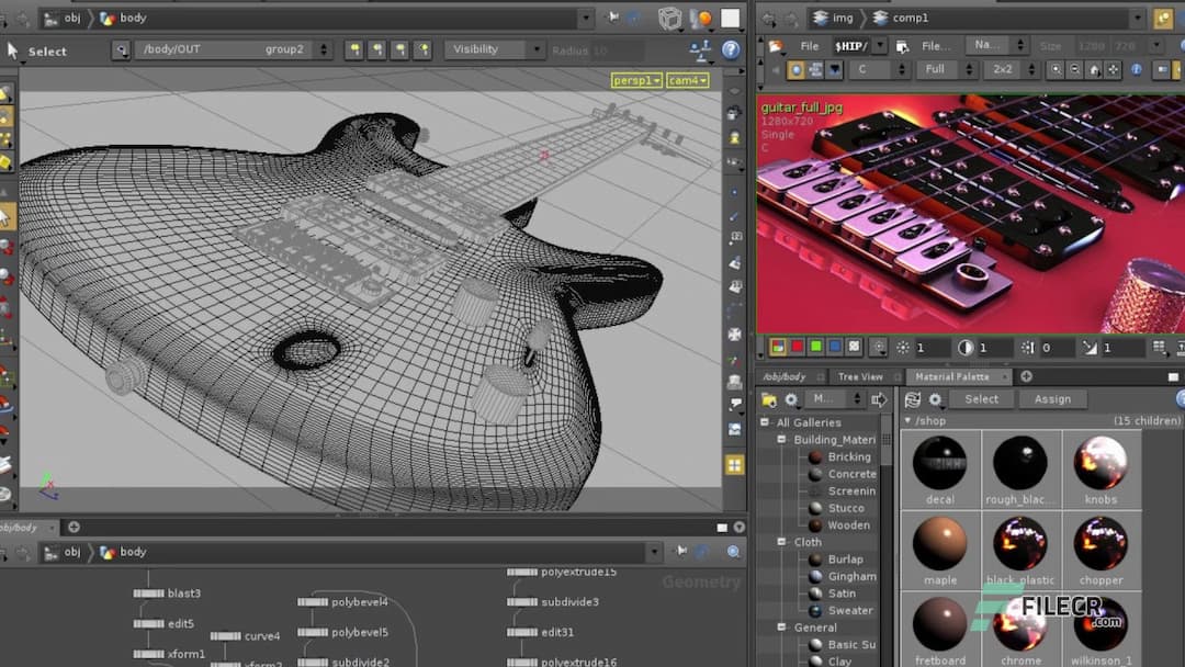 SideFX Houdini FX 19.5.435 Free Download - FileCR