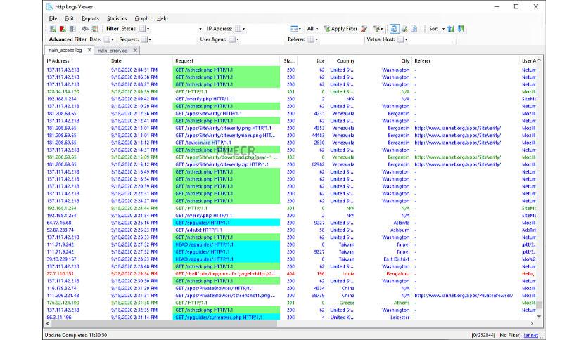 HTTP Logs Viewer 7.00 Free Download - FileCR