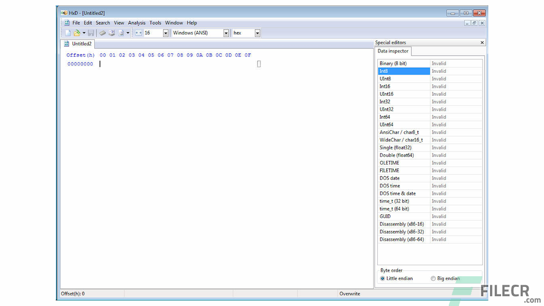 HxD 2.5.0.0 Full Version Free Download - FileCR