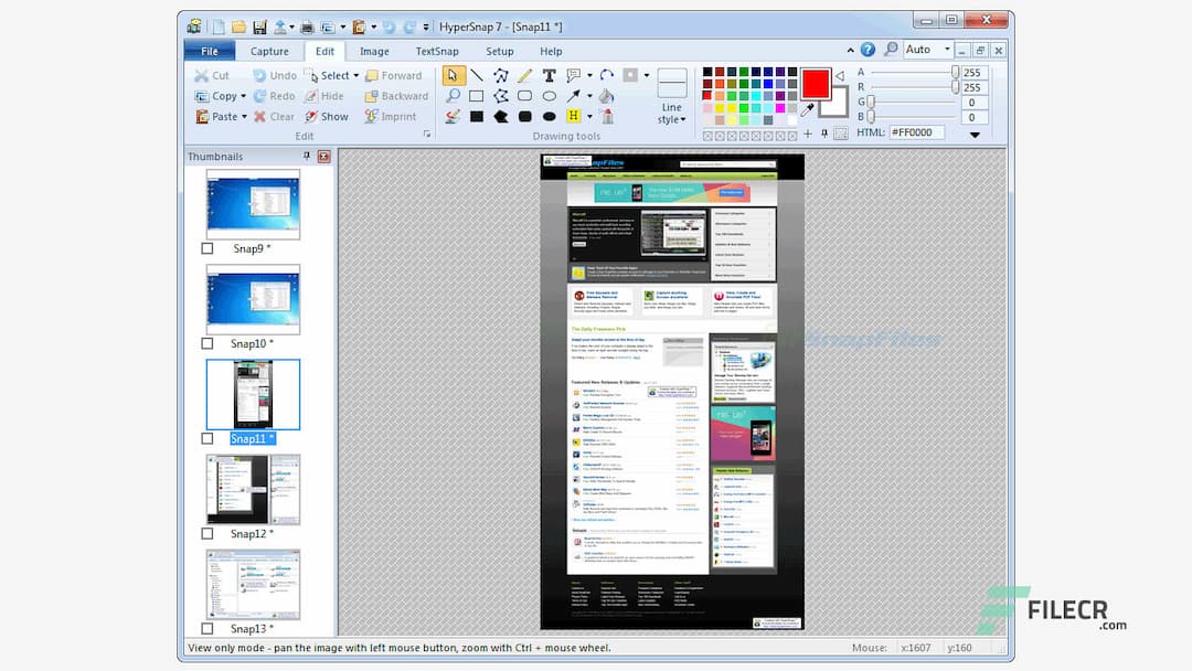 HyperSnap 9.6.1 Full Version Free Download - FileCR