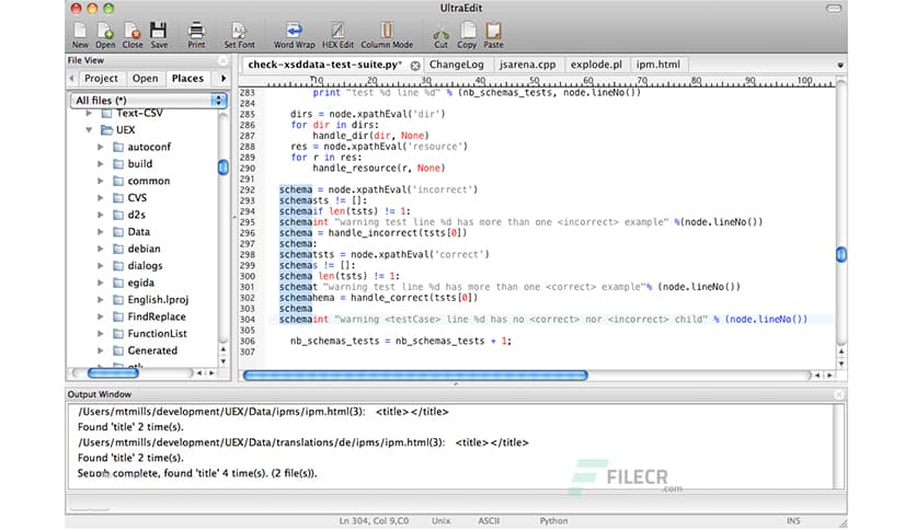 UltraEdit 23.0.0.22 for MacOS Free Download - FileCR