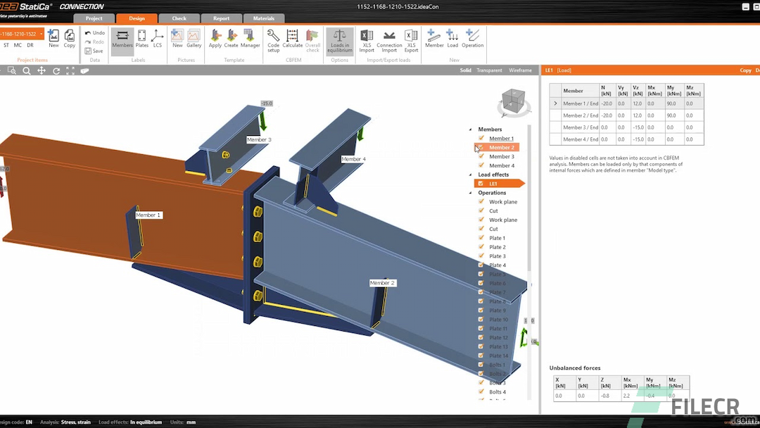 IDEA StatiCa 21.1.4.1568 Full Version Free Download - FileCR