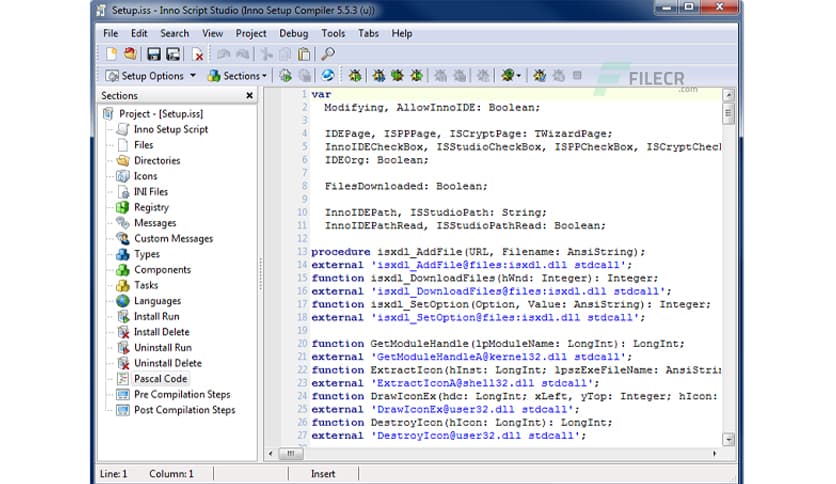 Inno Script Studio 2.5.1 Free Download - FileCR