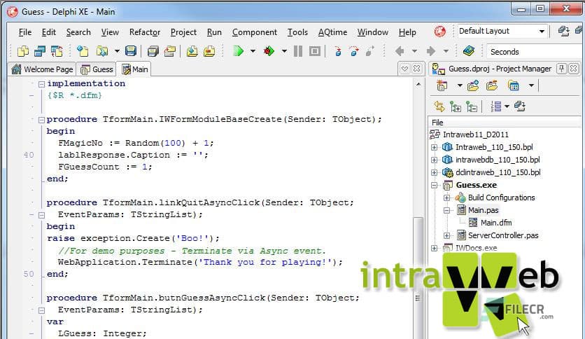 IntraWEB Ultimate 16.1.8 Free Download - FileCR