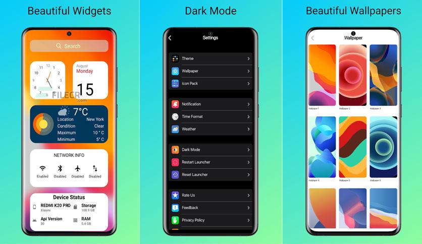 iOS 16 Launcher Pro v10.0 APK Free Download - FileCR