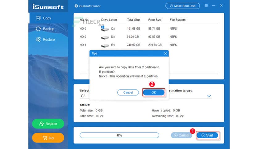 iSumsoft Cloner 3.1.2.8 Full Version Free Download - FileCR