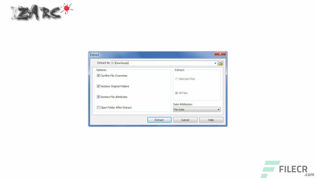 IZArc / IZArc2Go 4.6 Full Version - Offline Installer - Free Download - FileCR