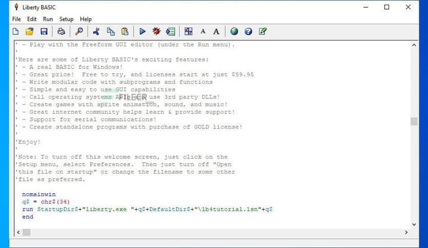 Liberty BASIC 4.5.1 Full Version Free Download - FileCR