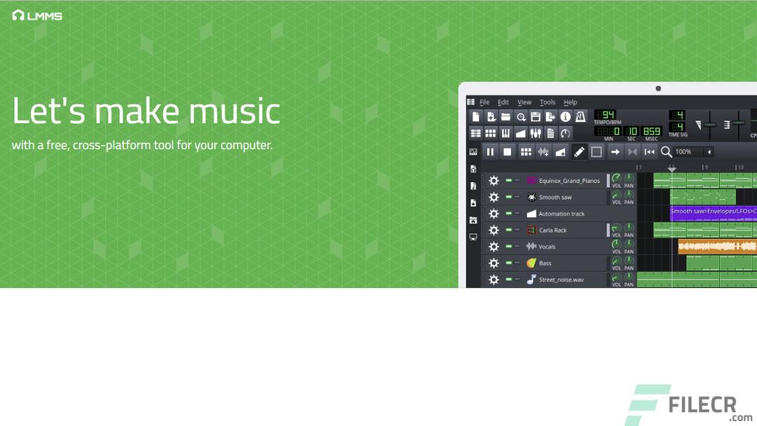 LMMS 1.2.2 Free Download - Offline Installer - FileCR
