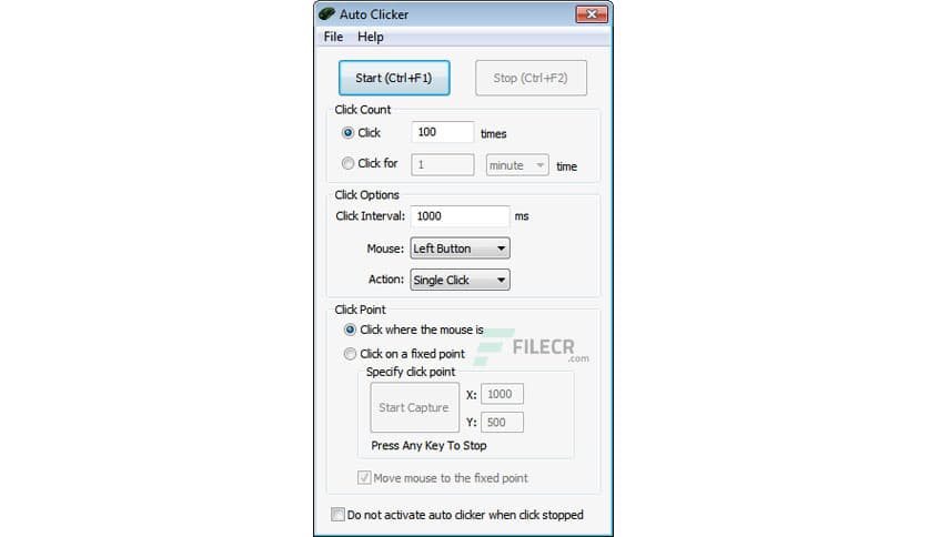 Auto Clicker 2.3.2.8 Full Version Free Download - FileCR