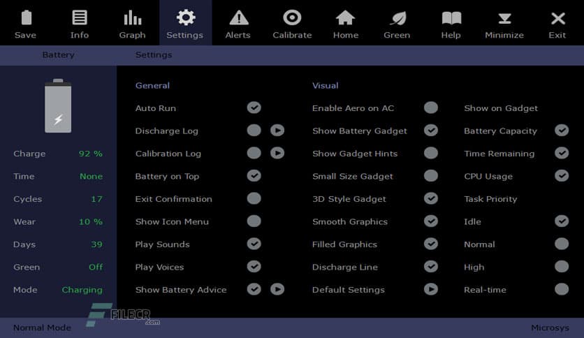 Microsys Smarter Battery 8.1 Free Download - FileCR