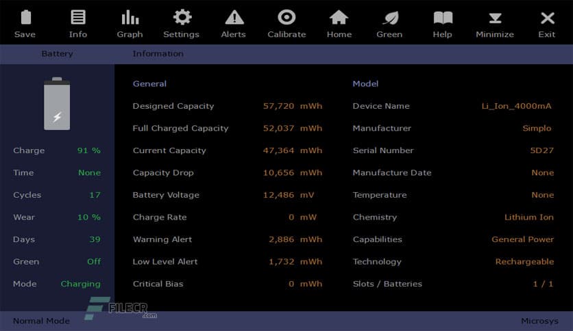 Microsys Smarter Battery 8.1 Free Download - FileCR