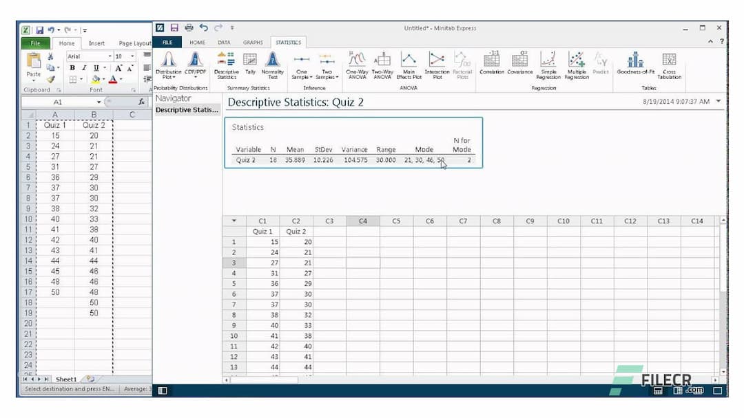 Minitab Express 1.5.2 Full Version Free Download - FileCR