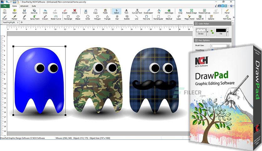 NCH DrawPad Pro 12.00 Free Download - FileCR