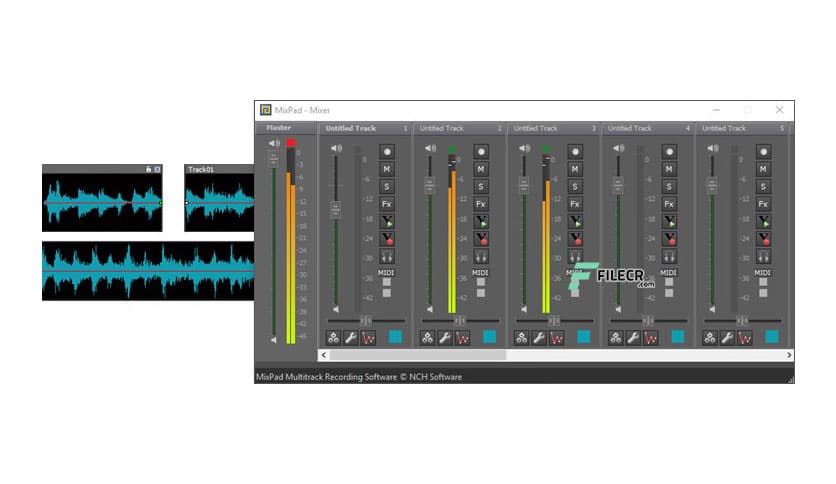 NCH MixPad 13.36 Free Download - FileCR