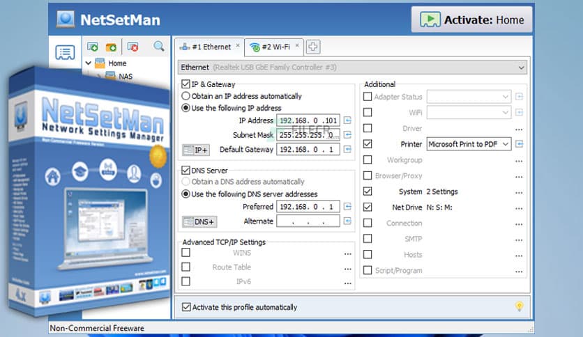 NetSetMan Pro 5.4.0 Full Version Free Download - FileCR