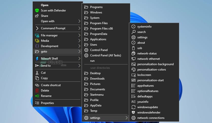 Nilesoft Shell 1.9.18 Free Download - FileCR