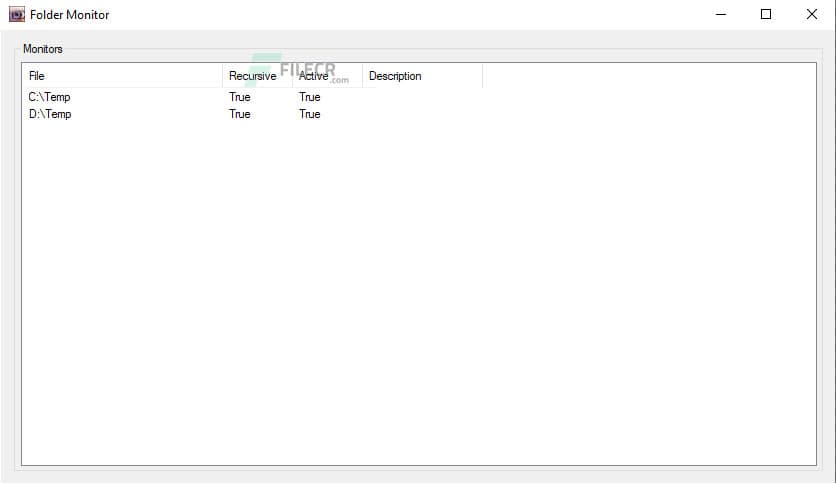 Folder Monitor 1.4.0.1 Free Download - FileCR
