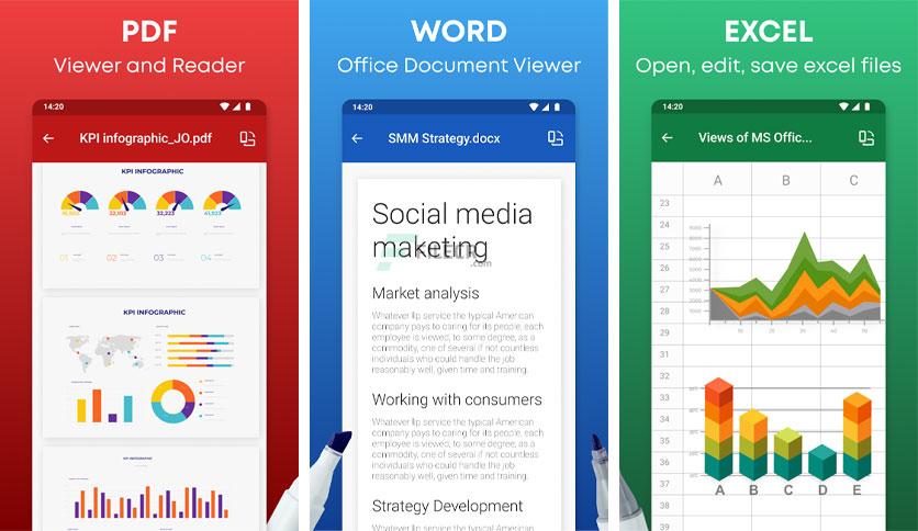 Office Reader - WORD/PDF/EXCEL 2.1.21 APK - FileCR