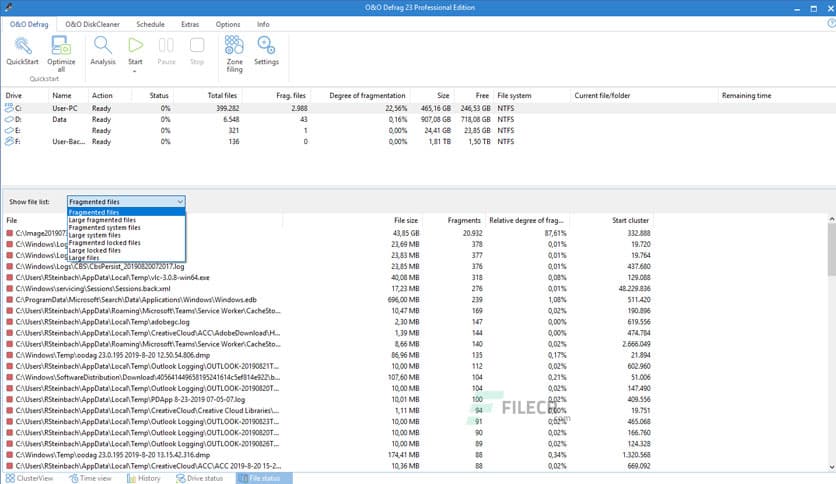 O&O Defrag Professional / Server 30.0.1073