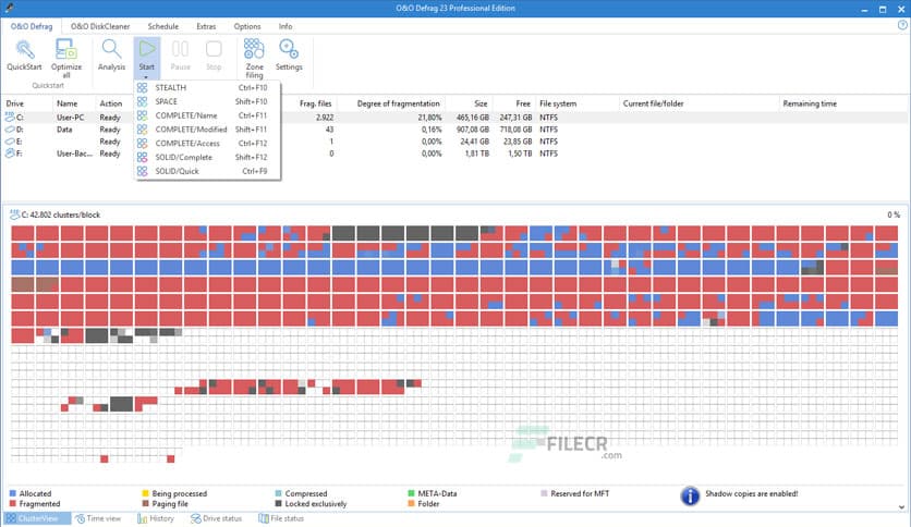 O&O Defrag Professional / Server 30.0.1056