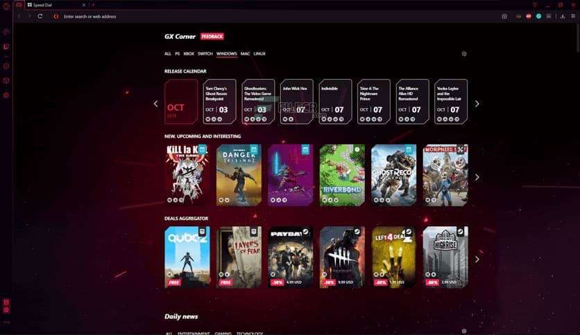 Opera GX 125.0.5729.47 Free Download - FileCR