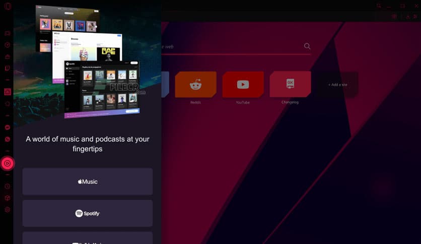 Opera GX 122.0.5643.170 Free Download - FileCR