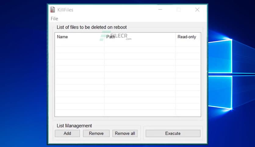 KillFiles 1.0.0.13 Free Download - FileCR