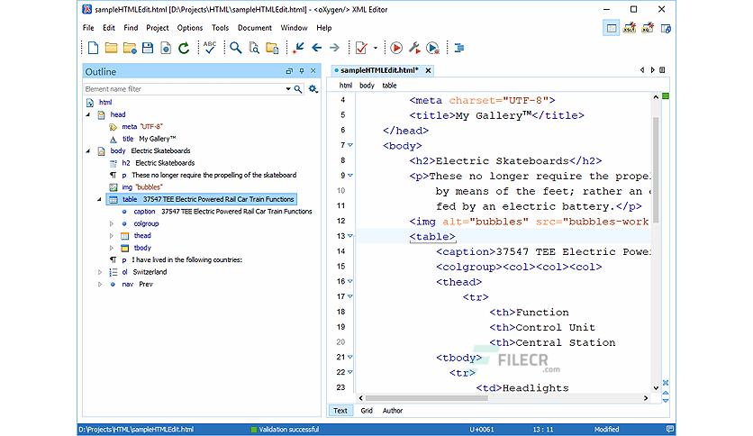 Oxygen XML Editor 26.0 - FileCR