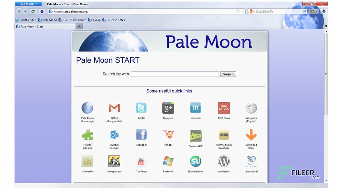 Pale Moon 33.8.2 Free Download - FileCR