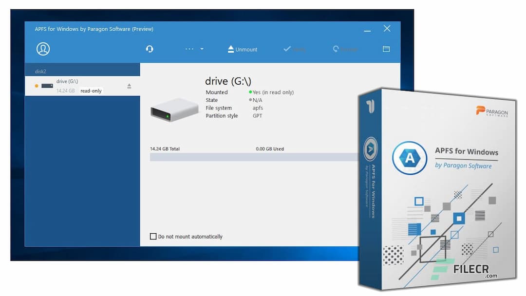 Paragon APFS for Windows 4.0.10 Free Download - FileCR