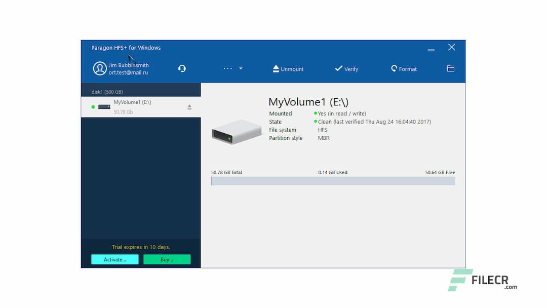 Paragon HFS+ for Windows 14.0.24 Free Download - FileCR