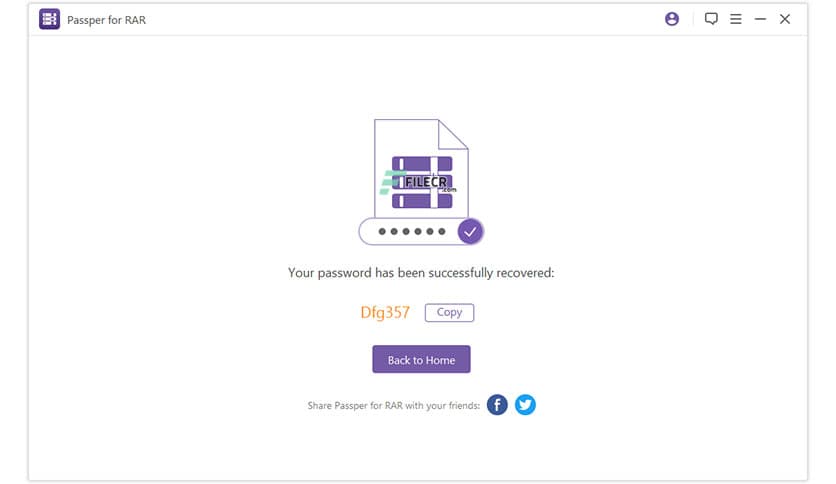 Passper for RAR 4.0.3.1 Free Download - FileCR