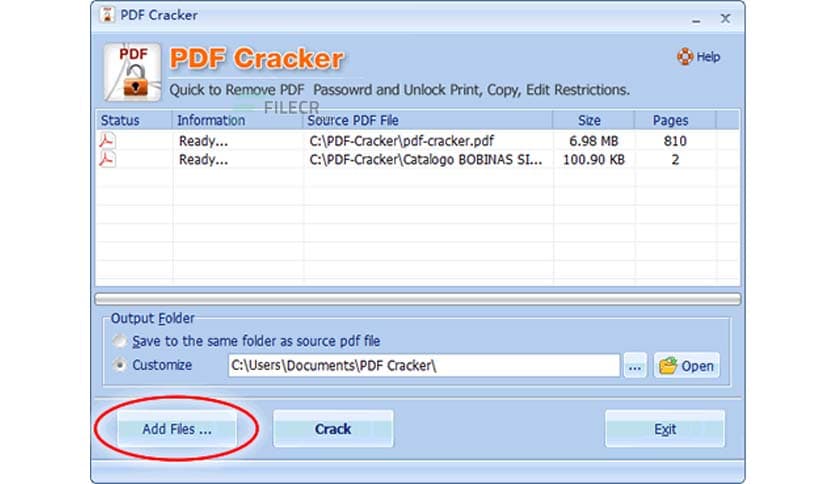 PDF Cracker 3.20 Full Version Free Download - FileCR