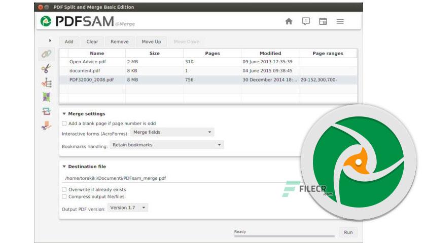 PDFsam - PDF Split and Merge 5.4.0 Free Download - FileCR