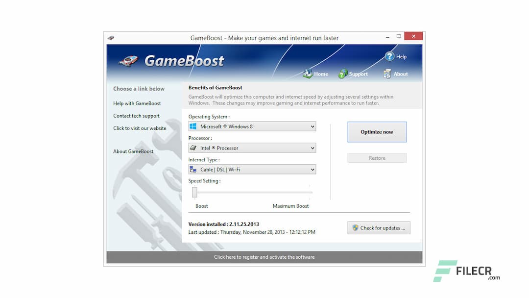 PGWare GameBoost 3.10.21.2024 Free Download - FileCR