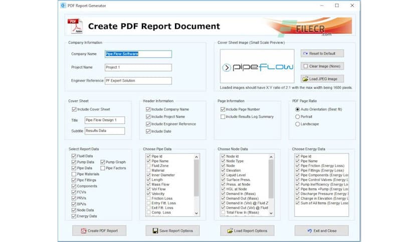 Pipe Flow Expert 7.40 Free Download - FileCR