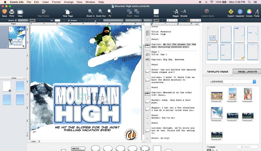 Comic Life 4.2.1 for MacOS Full Version Free Download - FileCR