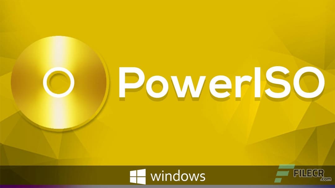 PowerISO 9.3 Free Download (32-bit/64-bit) - FileCR