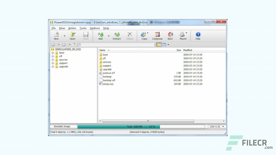 PowerISO 9.1 Free Download (32-bit/64-bit) - FileCR