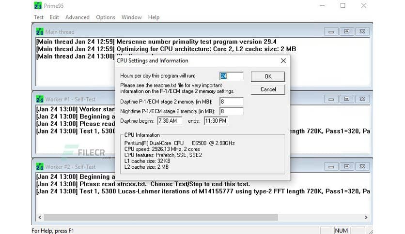 Prime95 v30.19 Build 20 Latest Version Free Download - FileCR